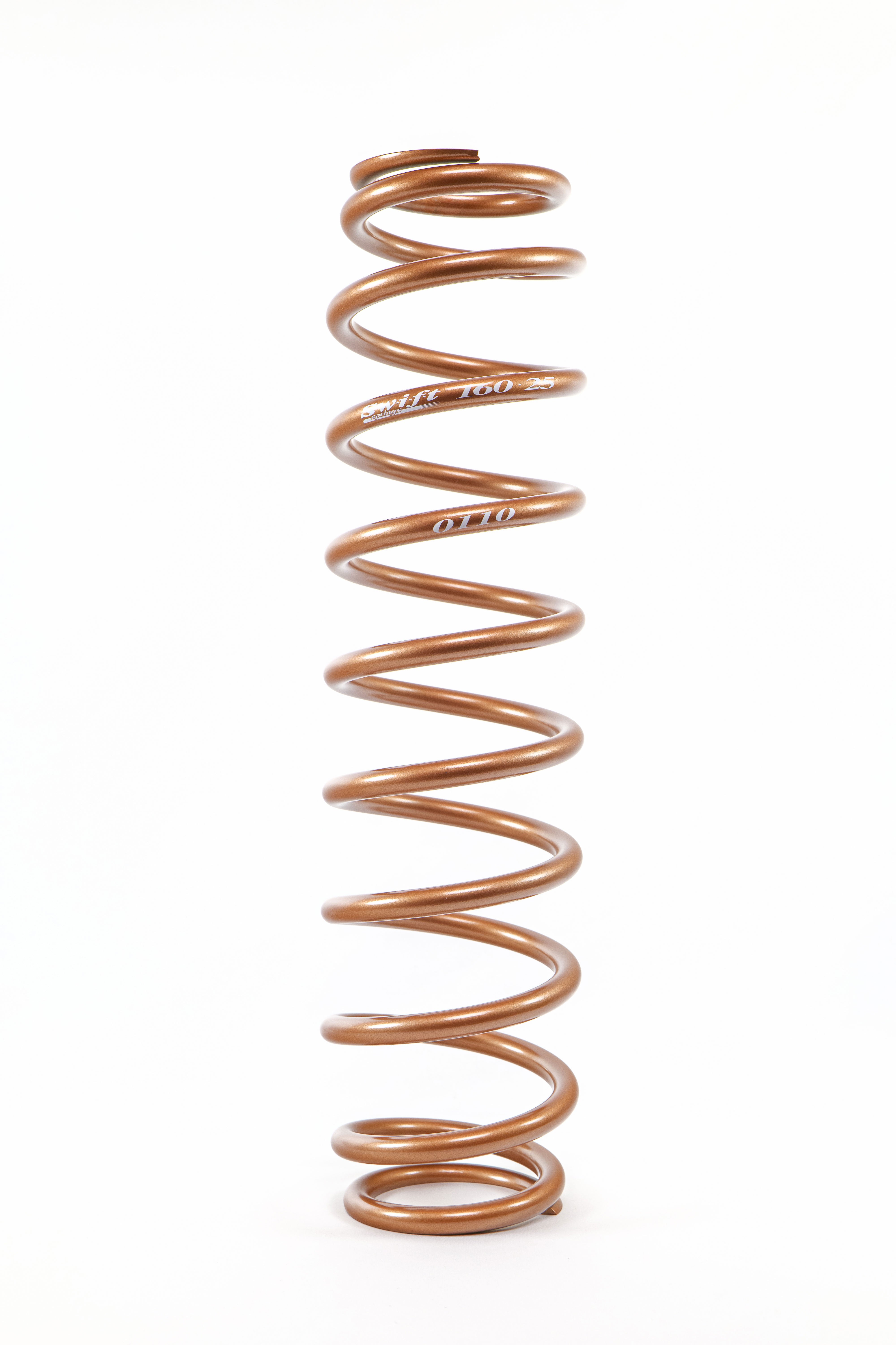 Standard Coilover Bulletproof Spring - 16" Length | 2.5" ID | 125lbs/i ...
